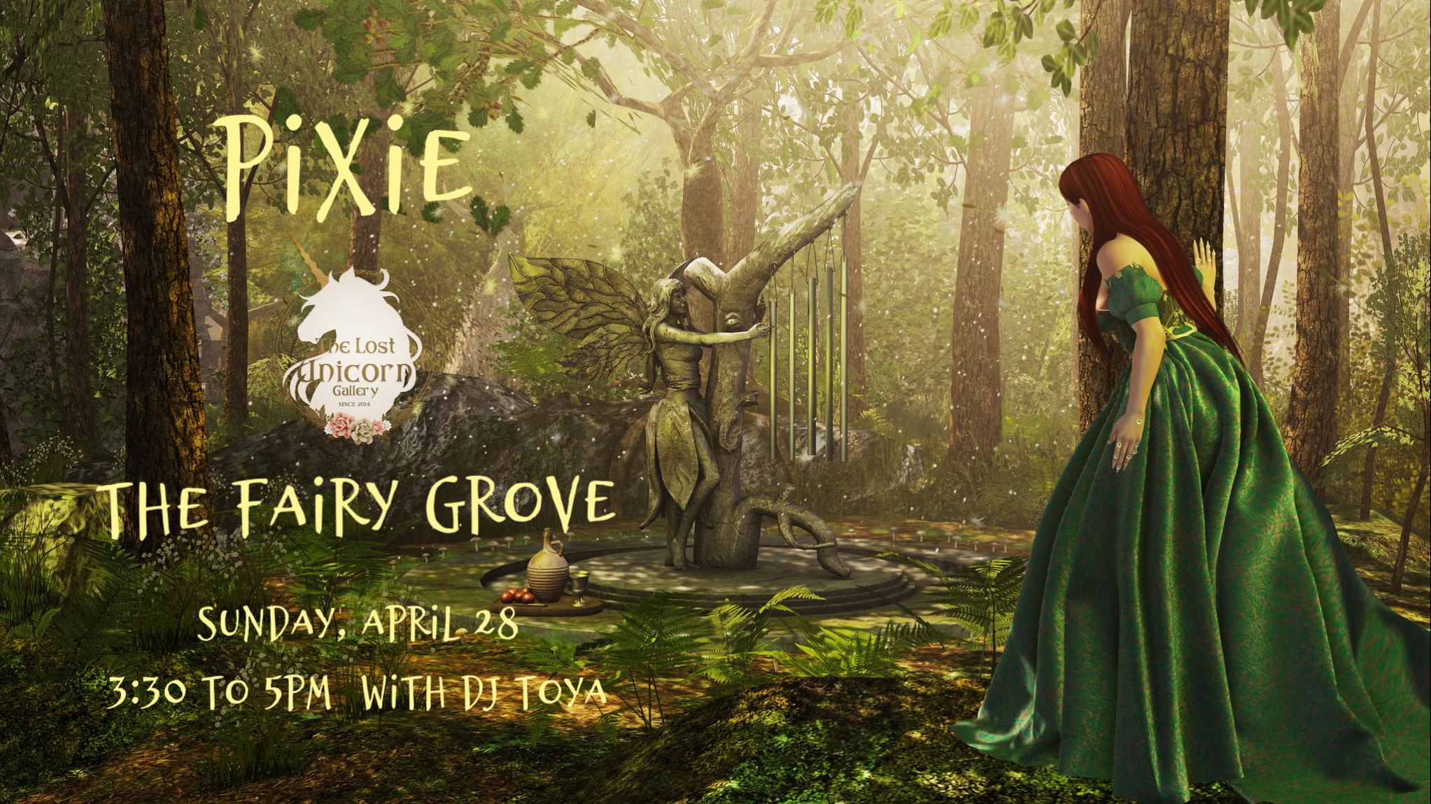 Lost Unicorn – the gallery, the forest, the magic